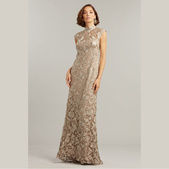 Tadashi Shoji | Dresses | Tadashi Shoji Qara Embroidered Gown | Poshmark